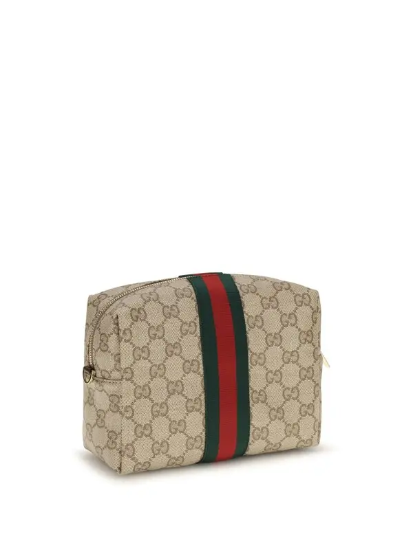 Gucci Mini Camera Bag Shoulder Bag With Web - Cream