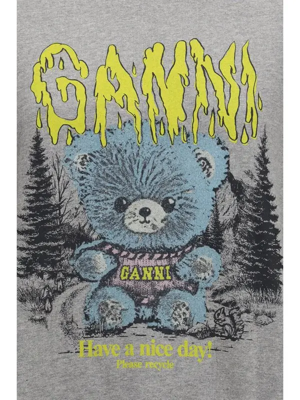 GANNI Isoli Teddy Forest Sweatshirt