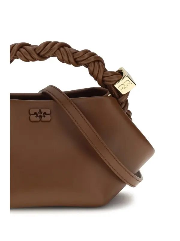 GANNI Mini Bou Leather Handbag