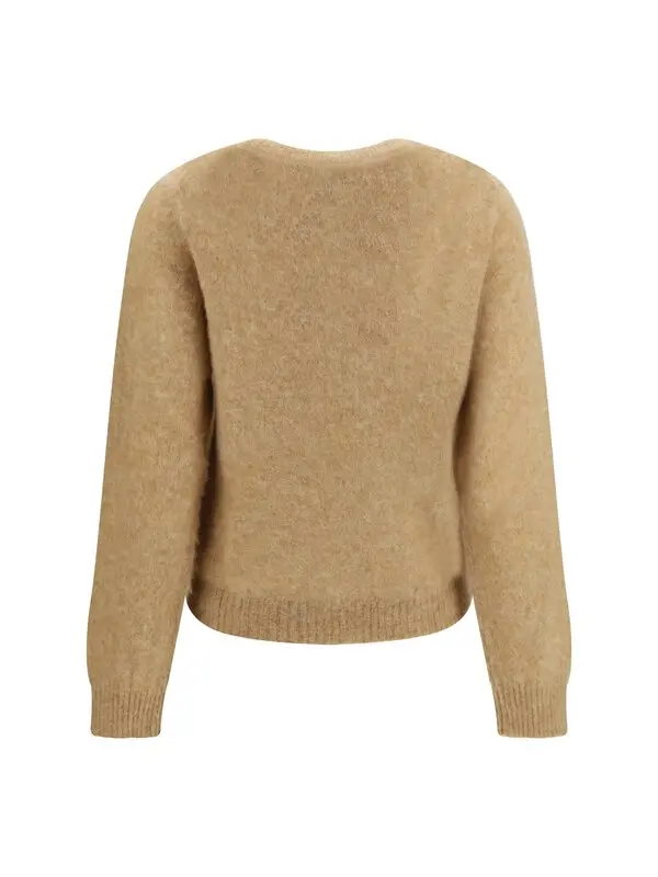 GANNI Alpaca Graphic Crewneck Sweater