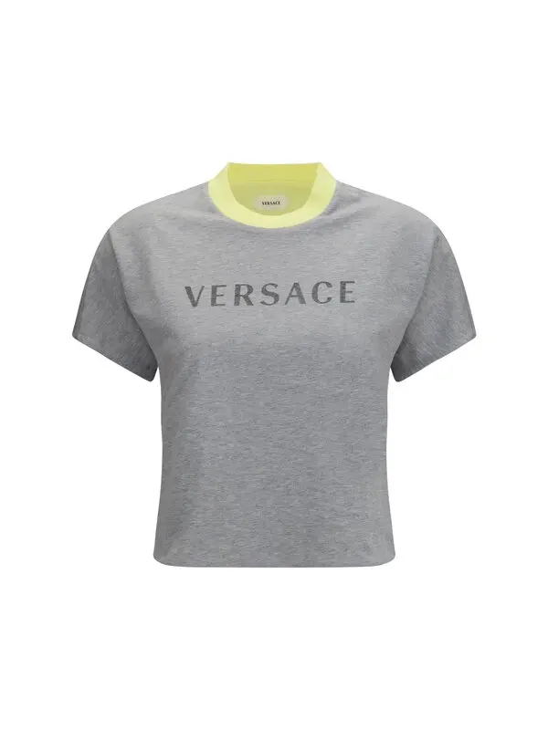 Versace Logo Cotton T-shirt