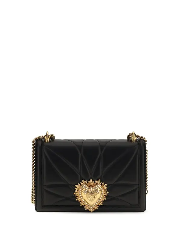 Dolce & Gabbana Large Devotion Shoulder Bag - Black