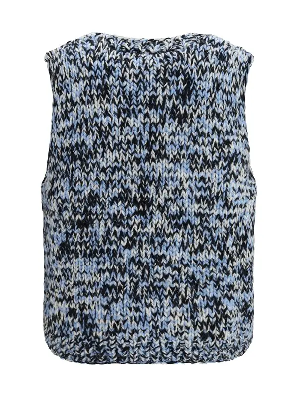 GANNI Wool Cherry Vest - Multicolor