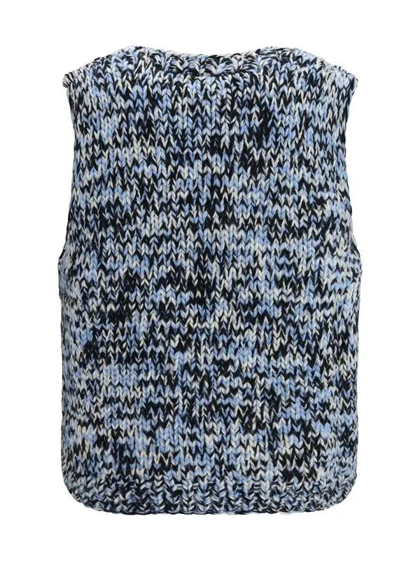 GANNI Wool Cherry Vest