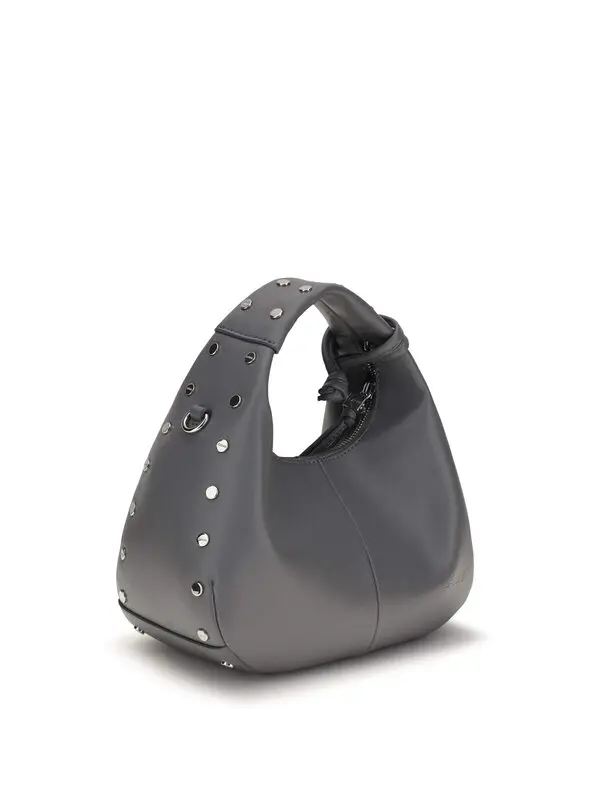 GANNI Mini Studded Hobo Handbag