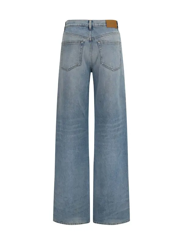 Saint Laurent 90's High-waisted Wide-leg Jeans