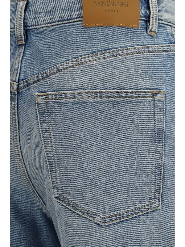 Saint Laurent 90's High-waisted Wide-leg Jeans