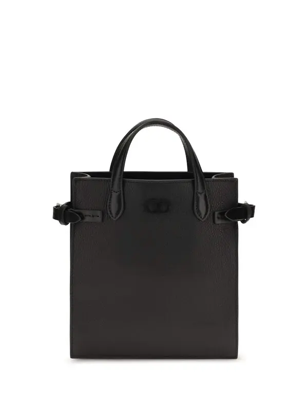 Valentino Garavani Small Antibes Grainy Leather Handbag