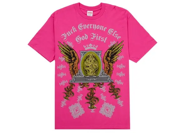 Supreme Money Tee Shirt - Fuchsia