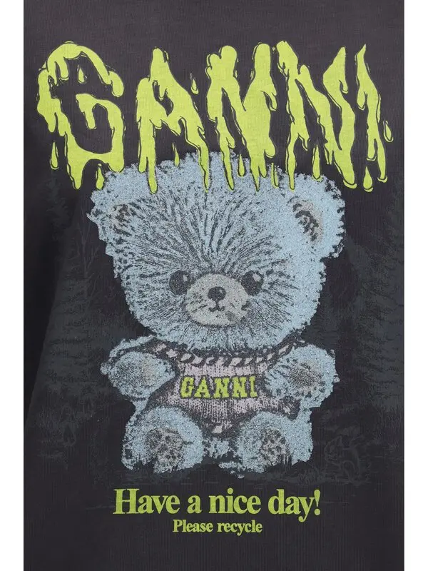 GANNI Forest Teddy Graphic T-shirt