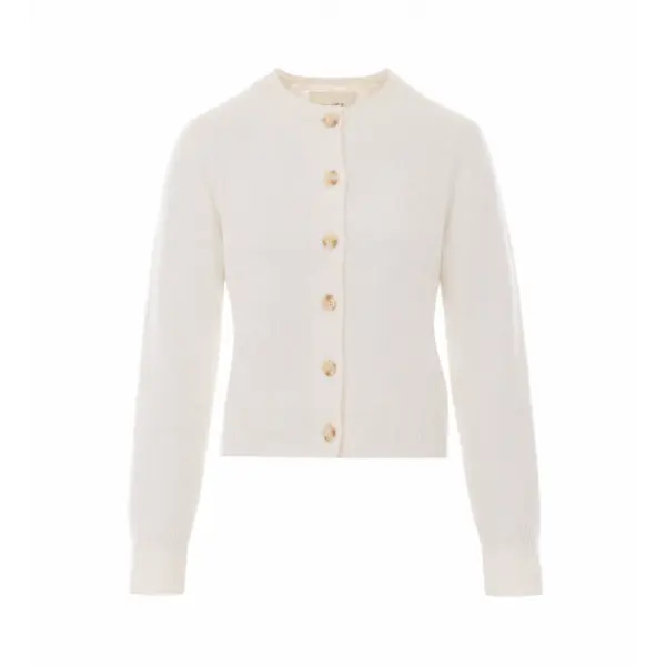 LISA YANG Cashmere Cardigan - White