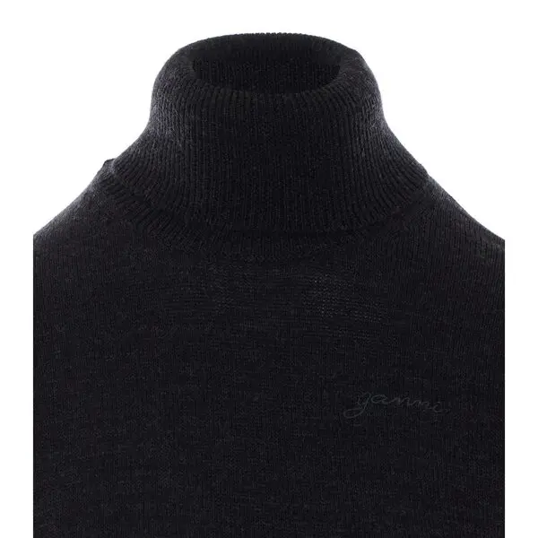 GANNI Turtleneck In Lace Merinos