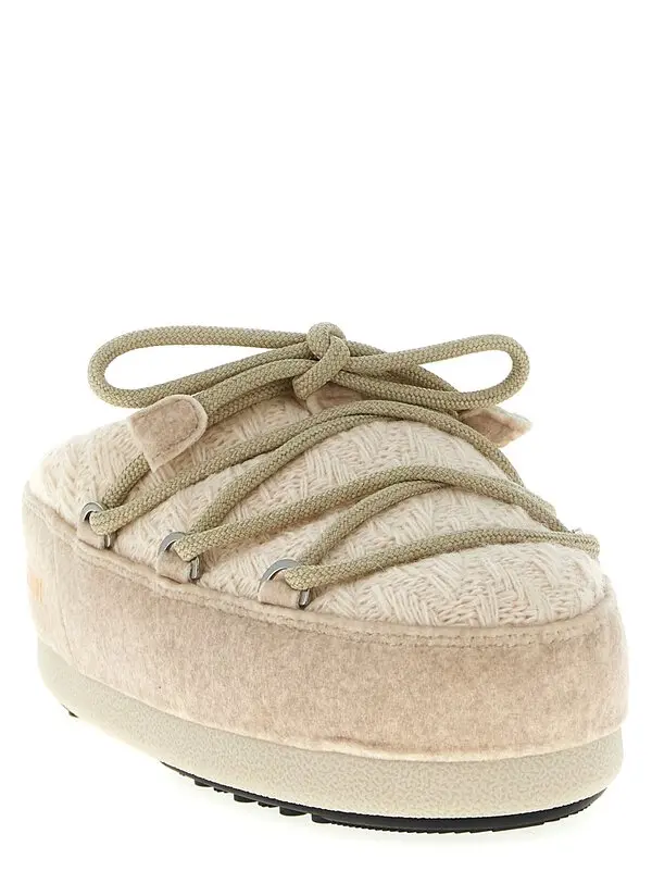 Moon Boot X Guest In Residence Mules - Cream