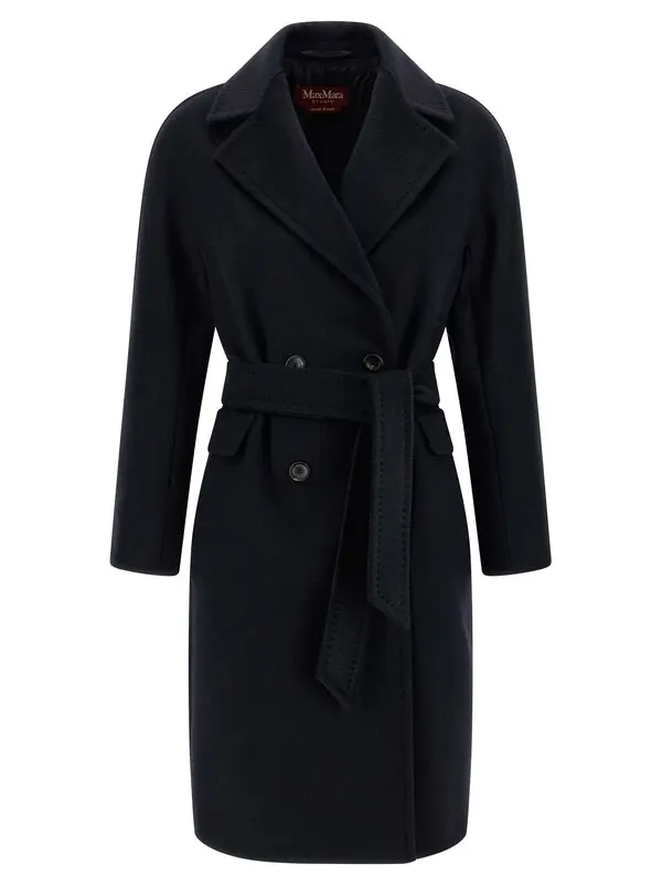 Max Mara Panteon Midi Coat - Blue
