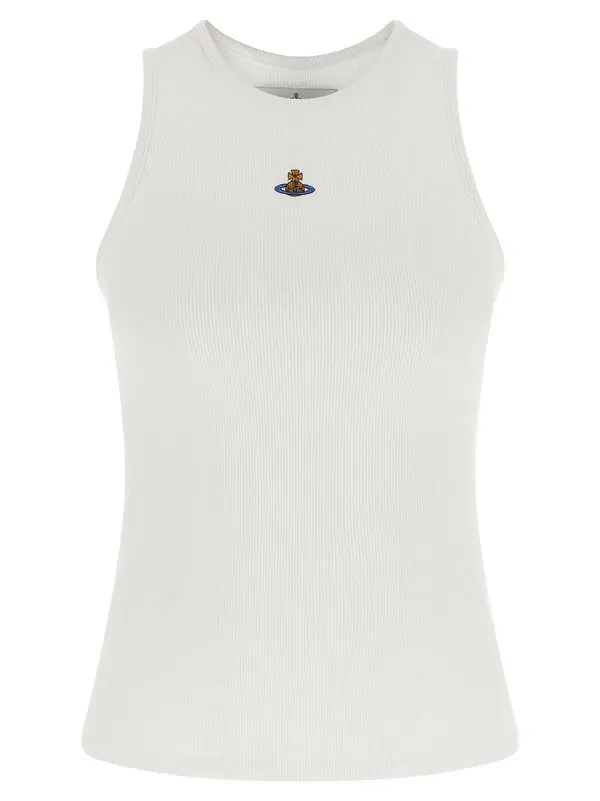 VIVIENNE WESTWOOD 90's Ribbed Cotton Jersey Top