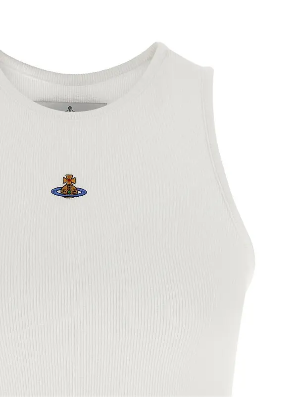 VIVIENNE WESTWOOD 90's Ribbed Cotton Jersey Top