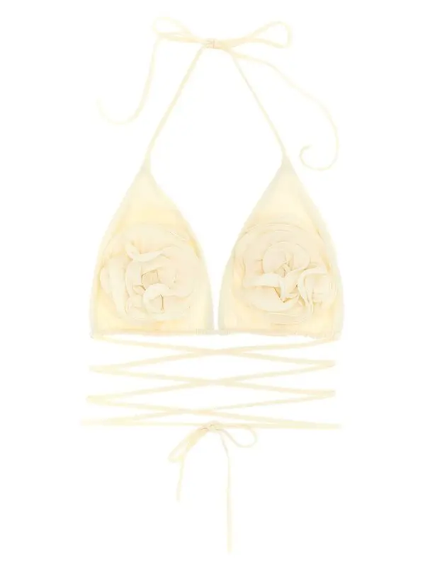 Magda Butrym Re22 Bikini Top - White