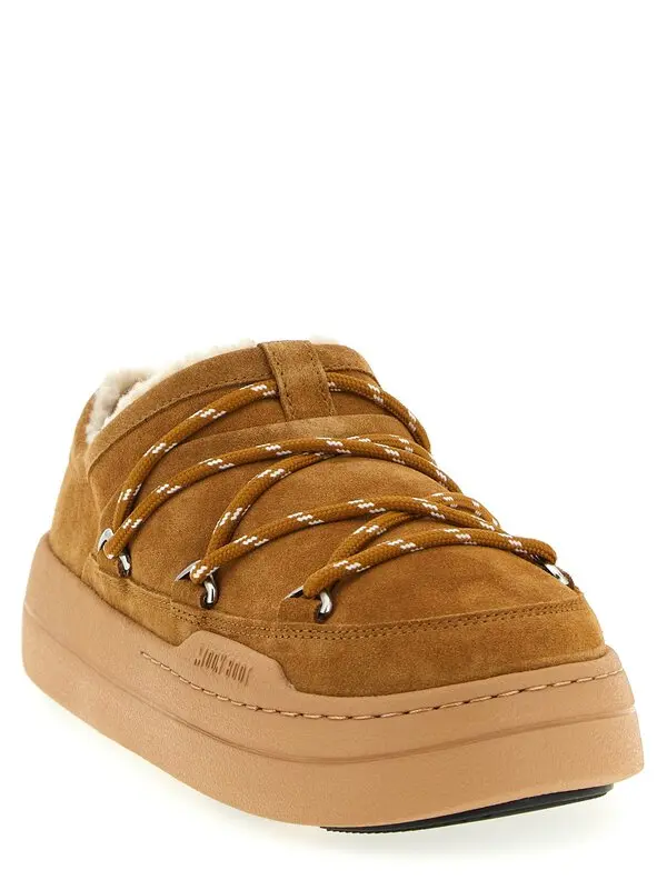 Moon Boot Park Slipper Suede Mules - Brown