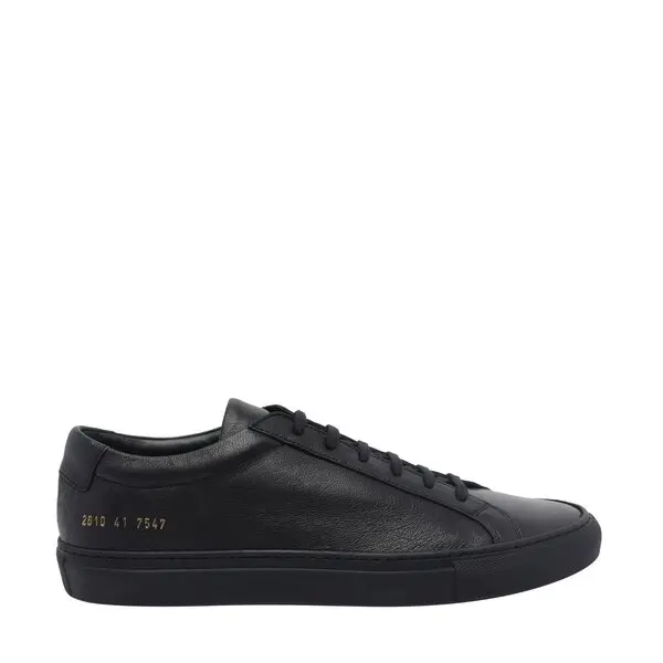 COMMON PROJECTS Achilles Premium Leather Sneakers - Gold