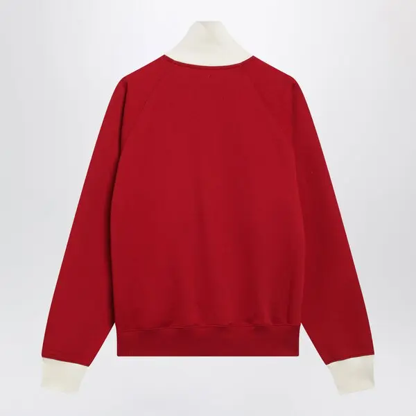 AMI Paris Ruby De Cå“ur Cotton Sweatshirt