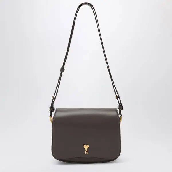 AMI Paris Paris Paris Truffle Calfskin Bag - Brown