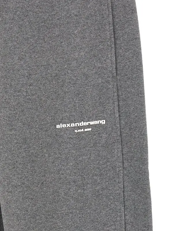 Alexander Wang Logo Fleece Pants