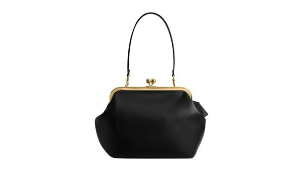 COACH Kisslock Frame Bag 27 - Black