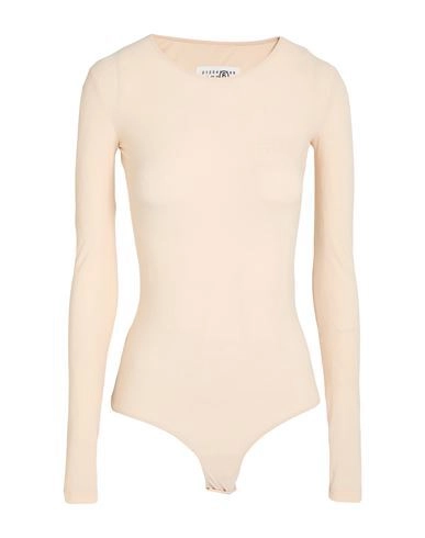 MAISON MARGIELA Bodysuit Size Polyamide, Elastane - Beige