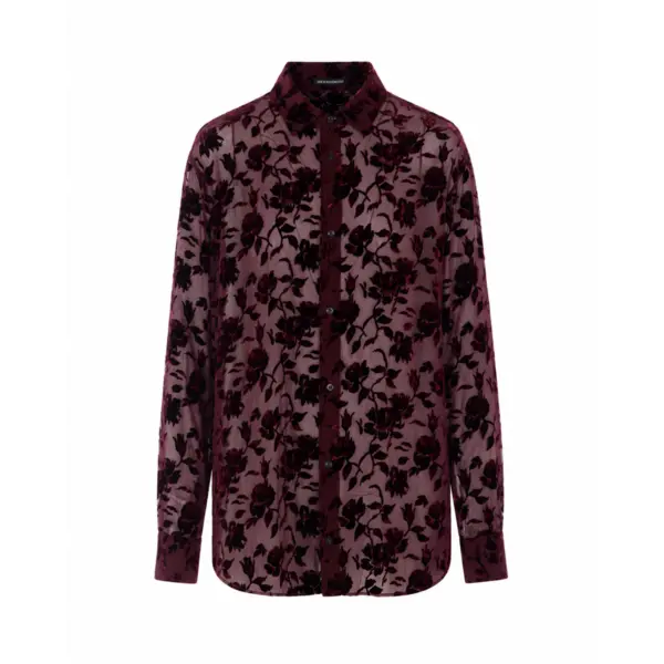 ANN DEMEULEMEESTER Andre Classic Shirt - Red