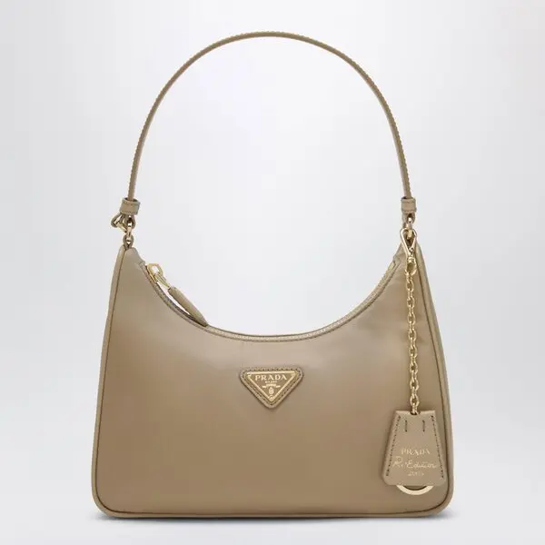 Prada Re-edition 2005 Bag In Re-nylon And Saffiano Leather - Brown