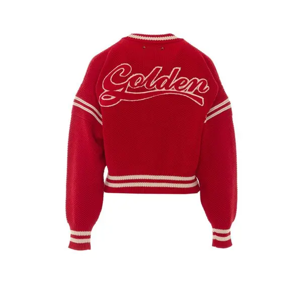 GOLDEN GOOSE Embroidery Boxy Sweater