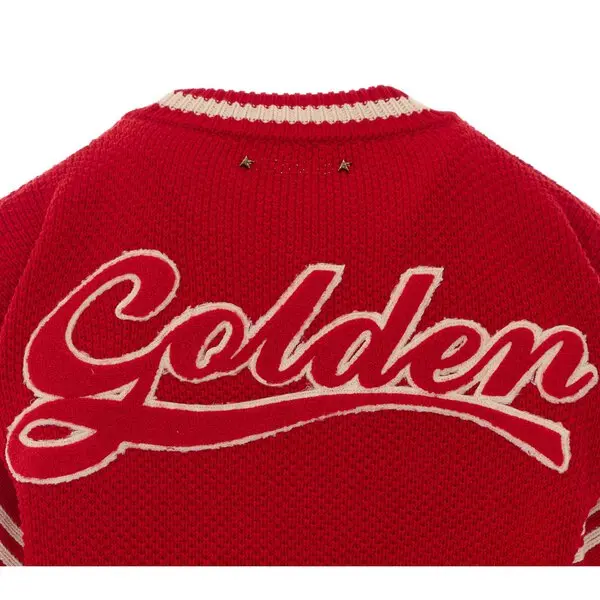 GOLDEN GOOSE Embroidery Boxy Sweater