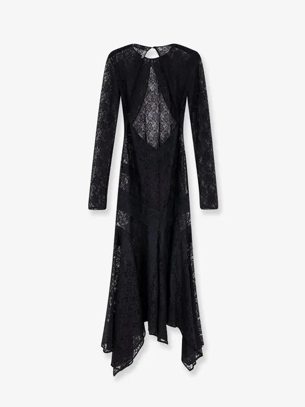 Attico Lace Dress - Black