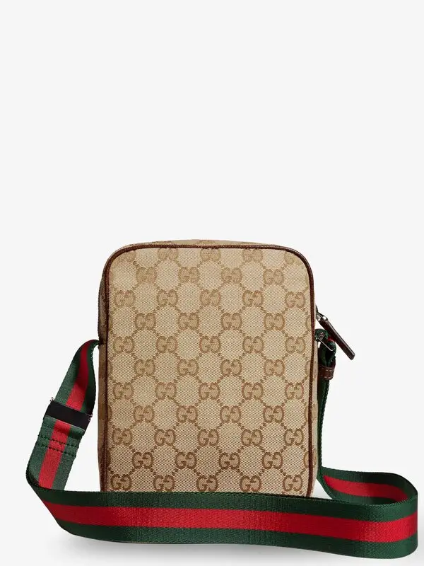 Gucci Tag Gg Fabric Crossbody Bag
