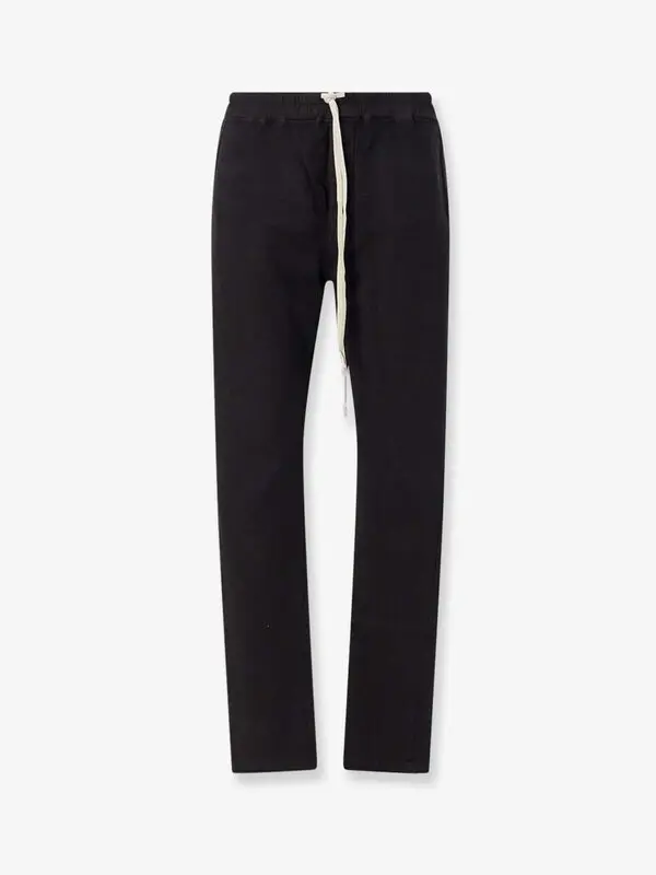 Rick Owens Berlin Cotton Trousers - Black
