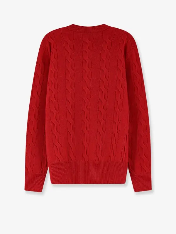 AMI Paris Cable Knit Wool Sweater