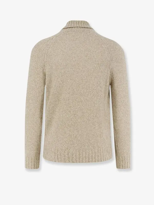 Brunello Cucinelli Wool, Silk, And Cashmere Blend Turtleneck - Multicolor