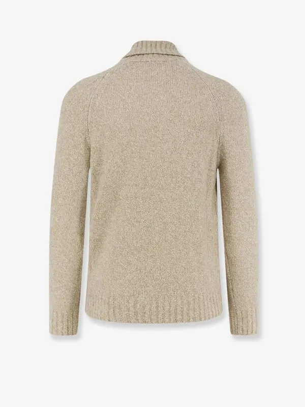 Brunello Cucinelli Wool Silk Cashmere Blend Turtleneck - Multicolor