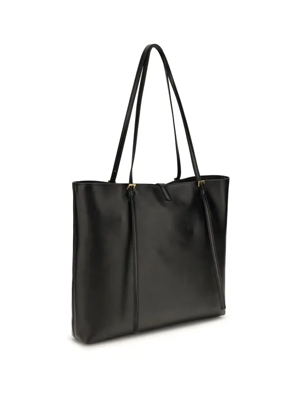 Versace Medusa Lambskin Tote Bag - Black