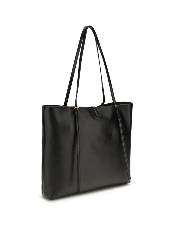 Versace Medusa Lambskin Tote Bag - Black