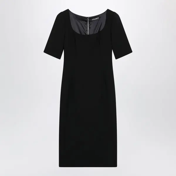 Dolce & Gabbana Wool Crêpe Dress - Black