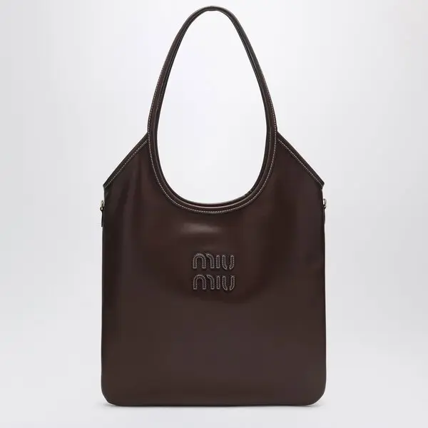 Miu Miu Handbag In Radica Leather - Brown