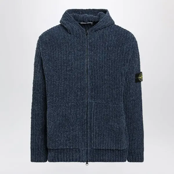 Stone Island Steel Chenille Zip-up Hoodie