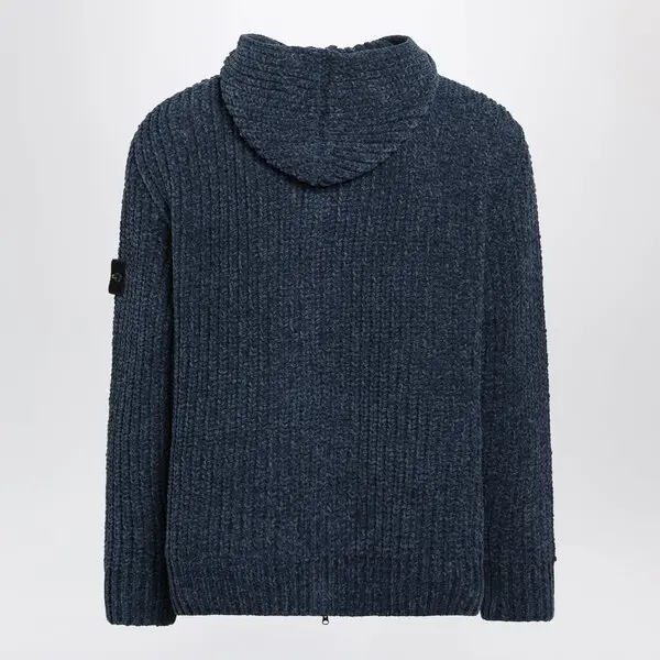 Stone Island Steel Chenille Zip-up Hoodie