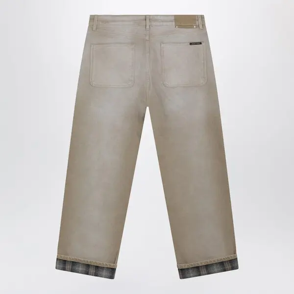 GOLDEN GOOSE Degrade-effect Cotton Painter Trousers - Cream