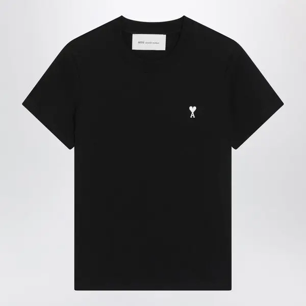 AMI Paris De Coeur T-shirt - Black