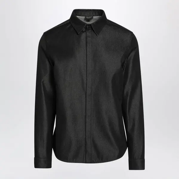 Gucci Silk And Cotton Shirt - Black