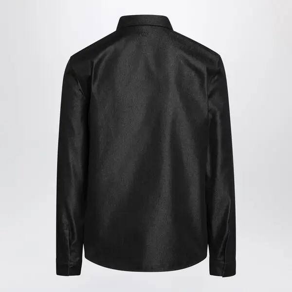 Gucci Silk And Cotton Shirt - Black