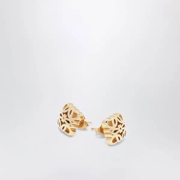 Loewe Gold-tone Anagram Bombe Stud Earrings