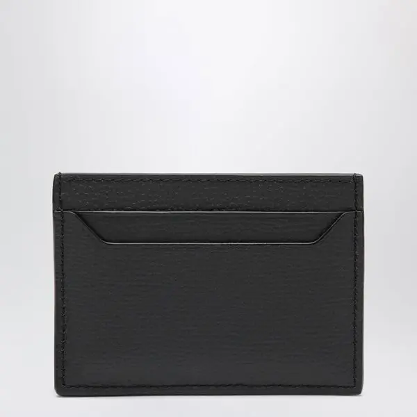 Loewe Anagram Card Holder In Leather - Black
